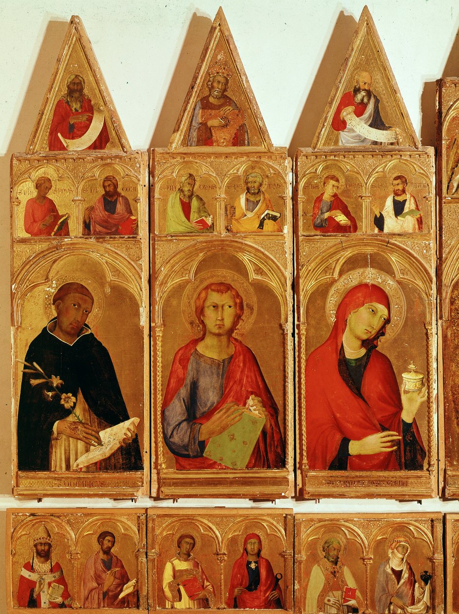 Heiliger Dominikus, Heiliger Johannes Evangelist, Heilige Maria ...