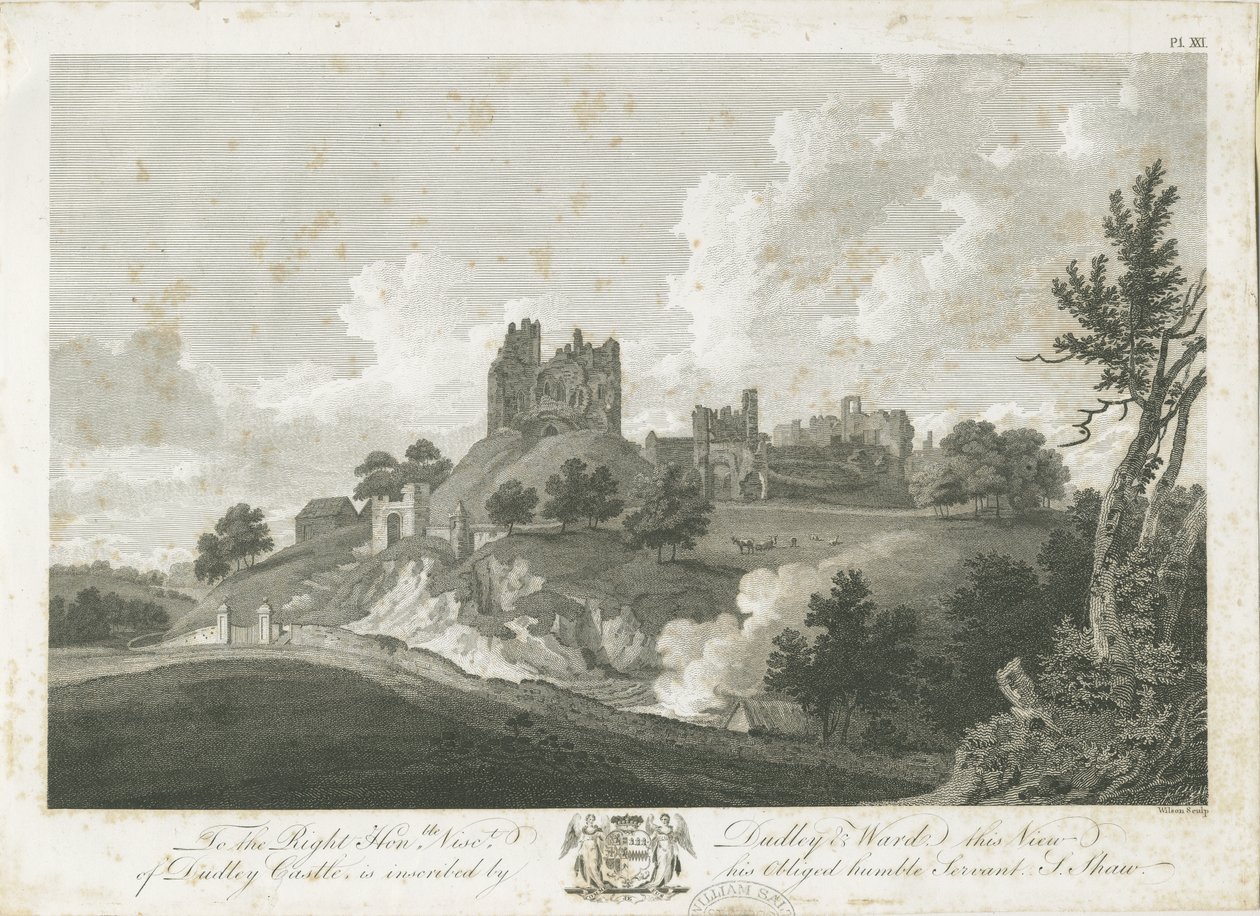 Dudley Schloss: Gravur, undatiert [1762-1802]