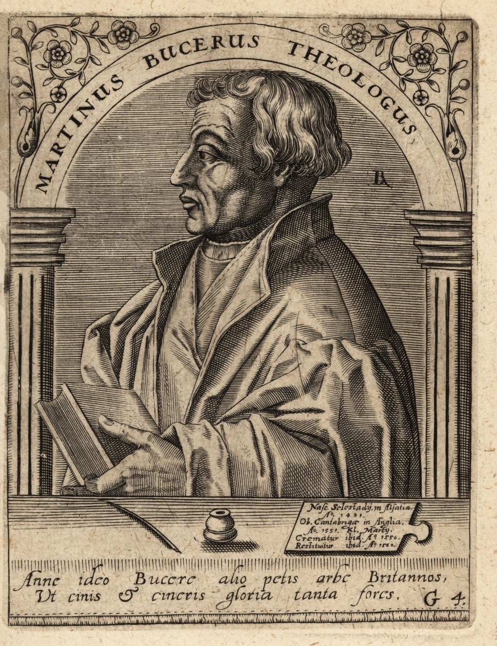 Martin Bucer von Theodore de Bry: hochwertiger Kunstdruck