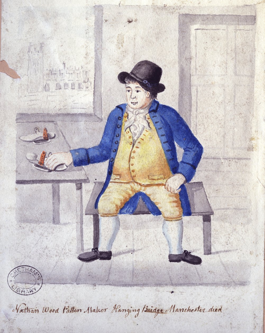 Nathan Wood, Pattenmacher von Thomas Barritt: Kunstdruck