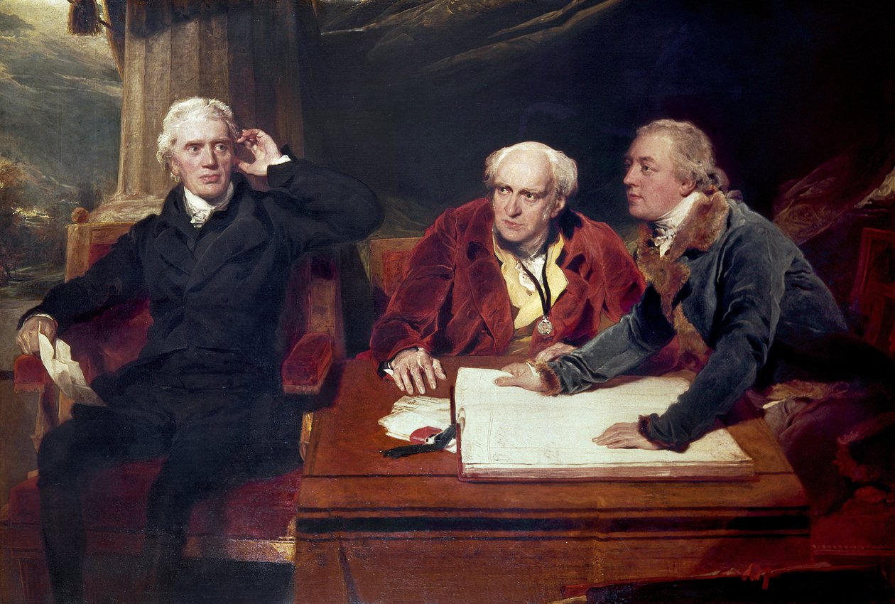 Sir Francis Baring, Banker und Direktor der East India Company, mit ...