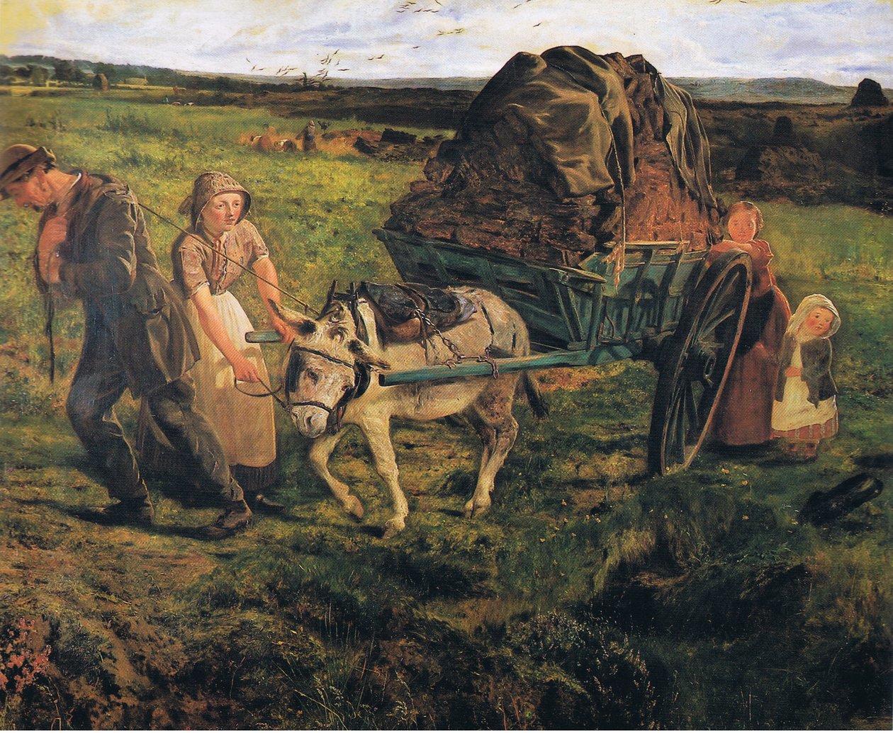 Karren aus dem Moos von Thomas Wade: Kunstdruck kaufen