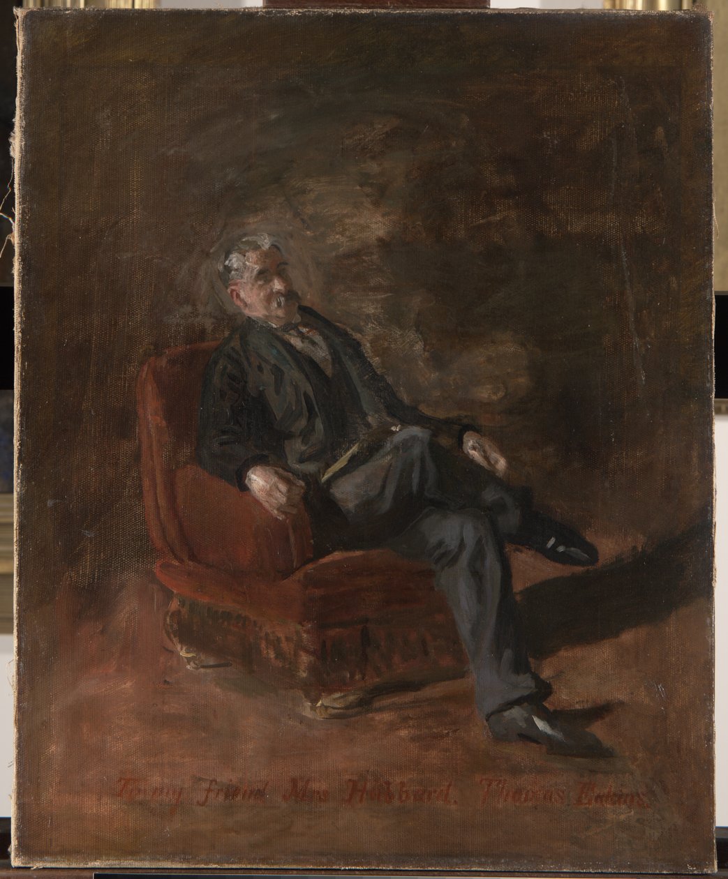 Riter Fitzgerald, ca. 1895 von Thomas Eakins: Kunstdruck