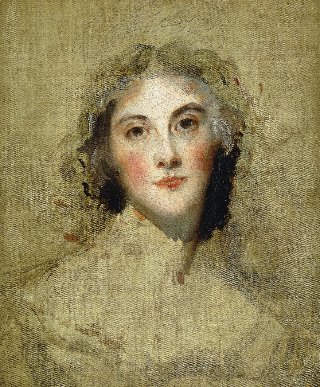 Kopf einer Dame von Thomas Lawrence: Kunstdruck kaufen