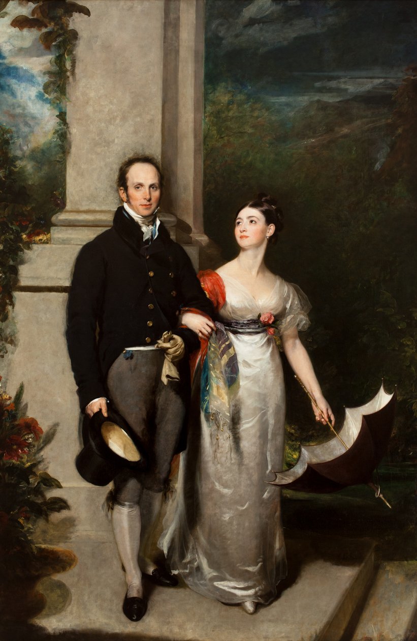 Herr und Frau James Dunlop von Thomas Lawrence: Kunstdruck