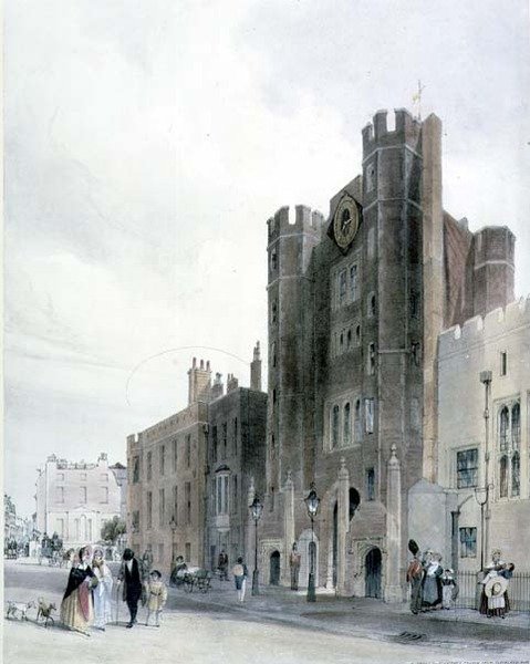 Nordfront des St. James's Palace von Cleveland Row