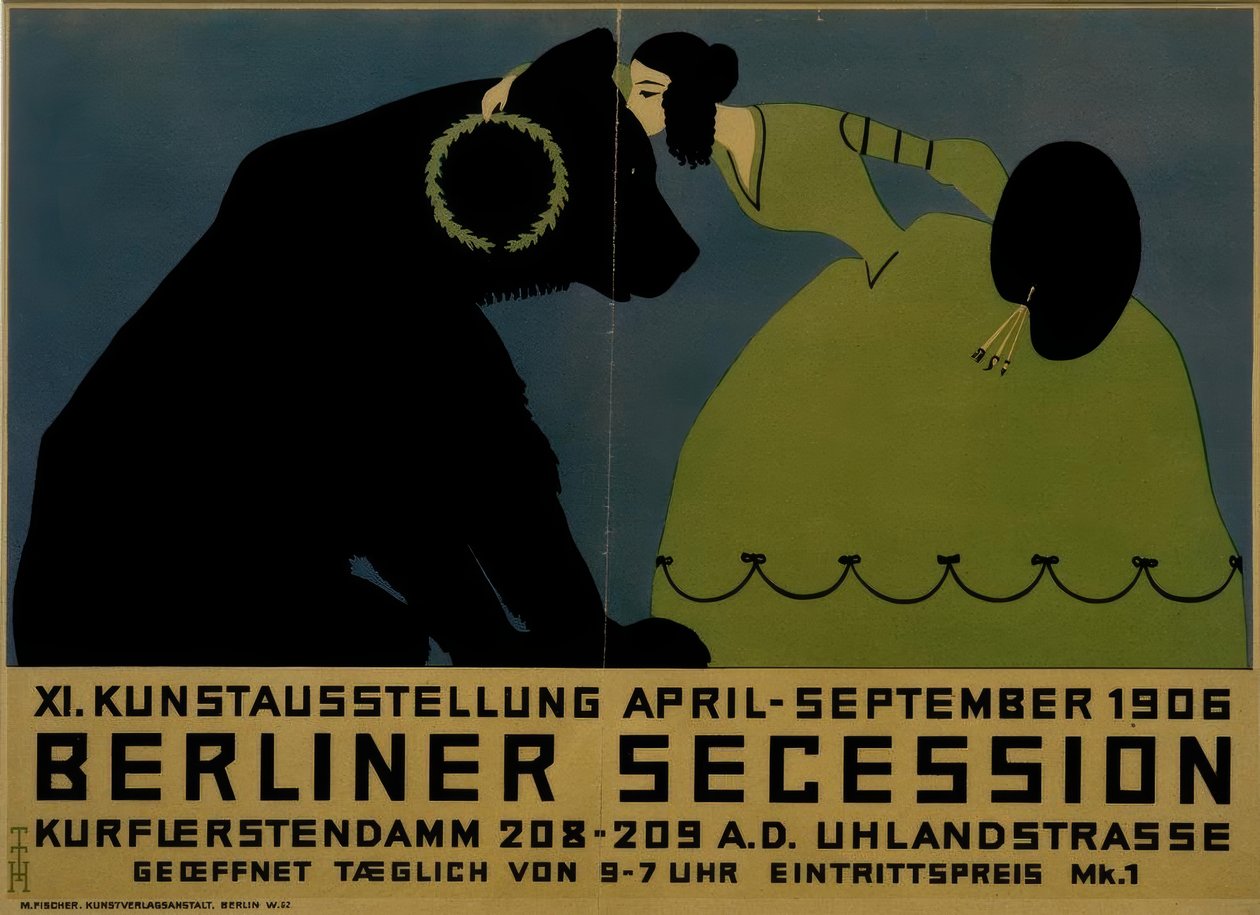 Berliner Secession 1906 von Thomas Theodor Heine: Kunstdruck