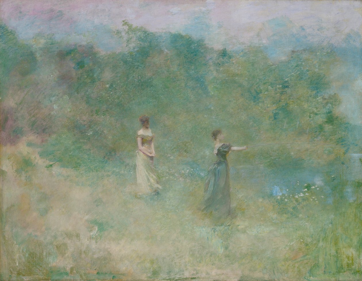 Sommer von Thomas Wilmer Dewing: hochwertiger Kunstdruck