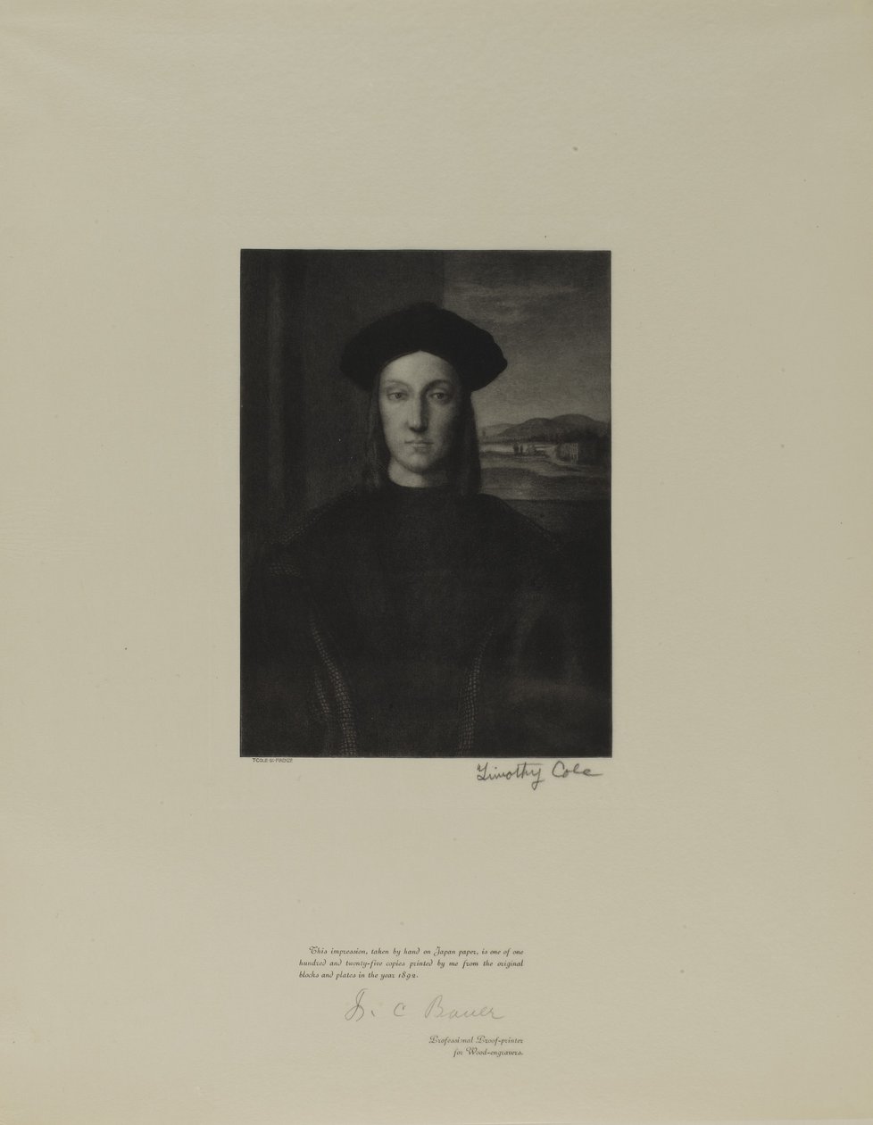 Alte italienische Meister von Timothy Cole: Kunstdruck