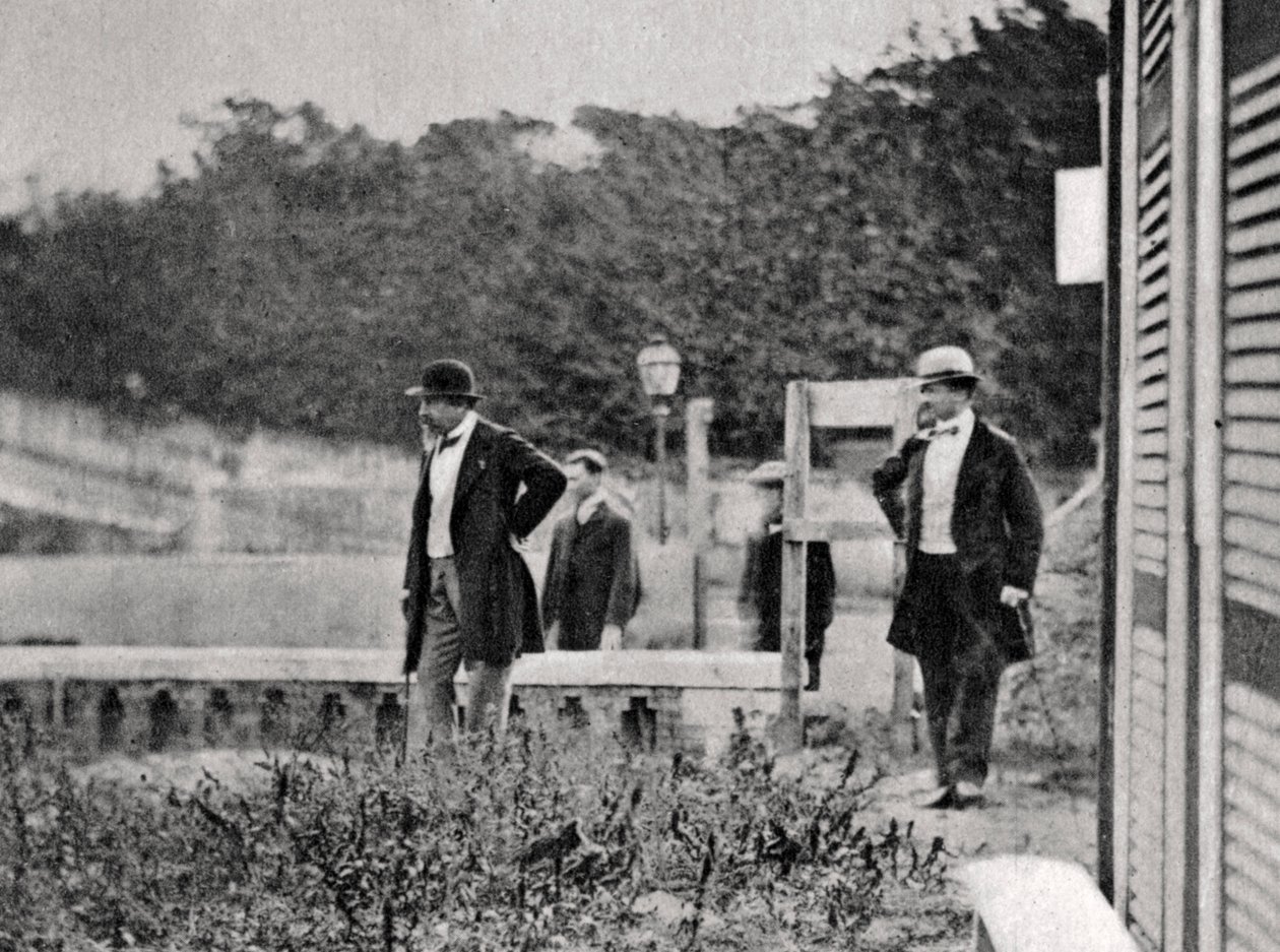 Kaiser Napoleon III. von Frankreich im Exil, Chislehurst, Kent