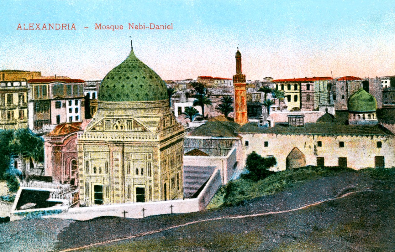 Die Nebi-Daniel-Moschee, Alexandria, Ägypten, 20. Jahrhundert