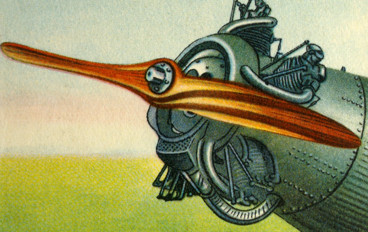 Holzflugzeugpropeller der Firma Hugo Heine Propeller-Werk, 1932