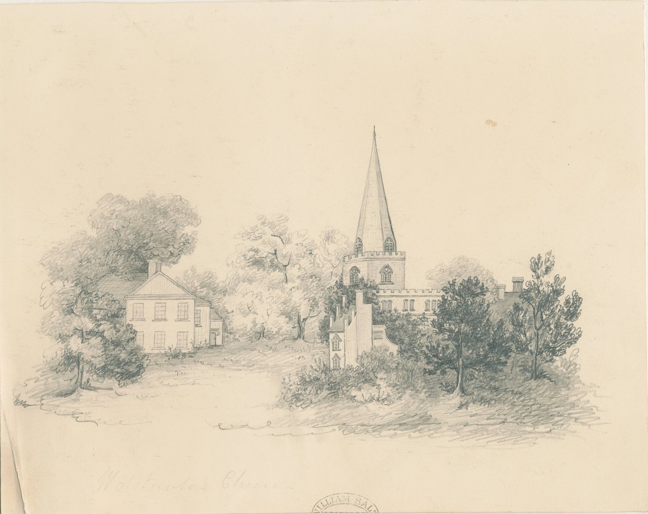 Wolstanton Kirche von Unbekannt: hochwertiger Kunstdruck