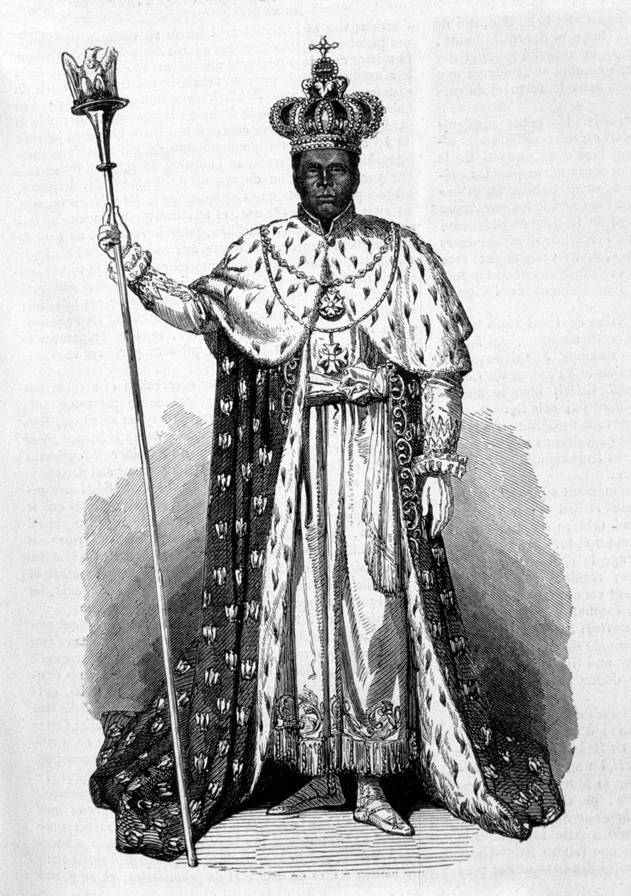 Porträt von Faustin Soulouque (1782-1867) alias Faustin I., Kaiser von ...