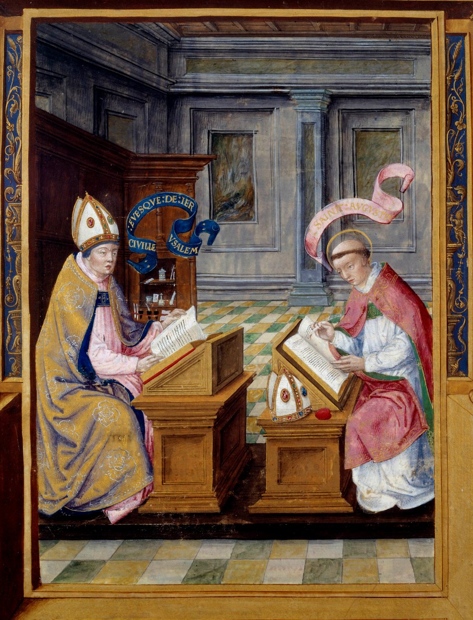 Der Bischof von Jerusalem, Heiliger Kyrill (315-386) und Heiliger ...