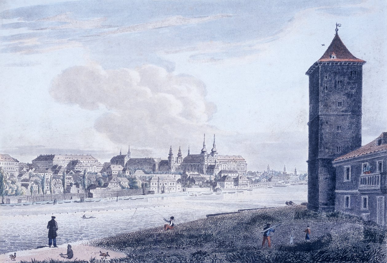 Ansicht der Neustadt, 1830 von Vincenc Morstadt: Kunstdruck