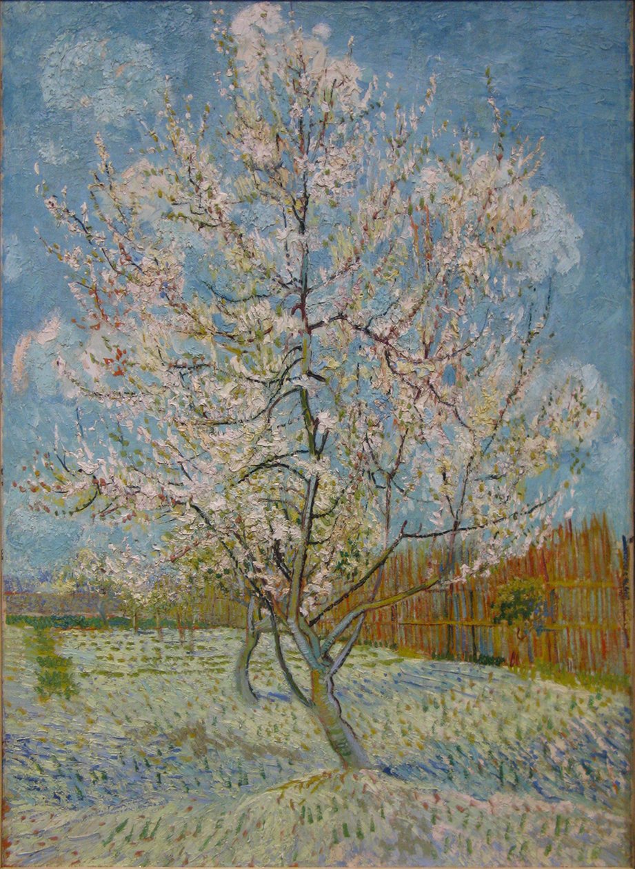 Der rosa Pfirsichbaum von Vincent van Gogh: Kunstdruck