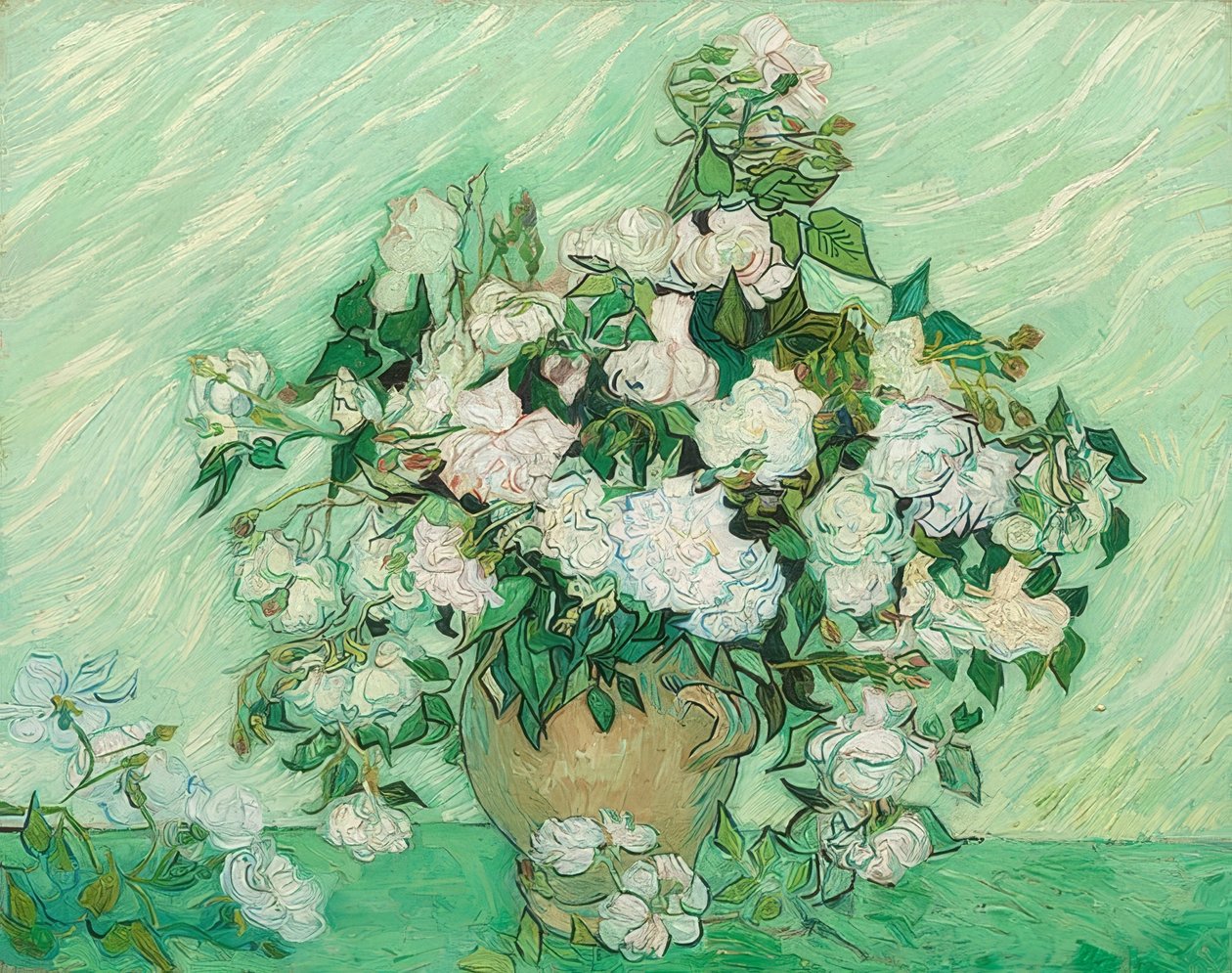 Rosen von Vincent van Gogh: Kunstdruck in Museumsqualität