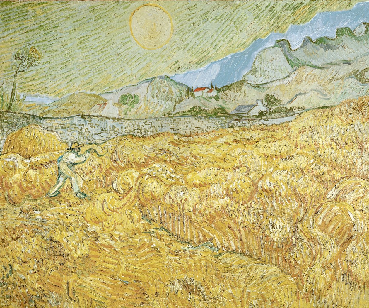 Der Erntearbeiter von Vincent van Gogh: Kunstdruck kaufen