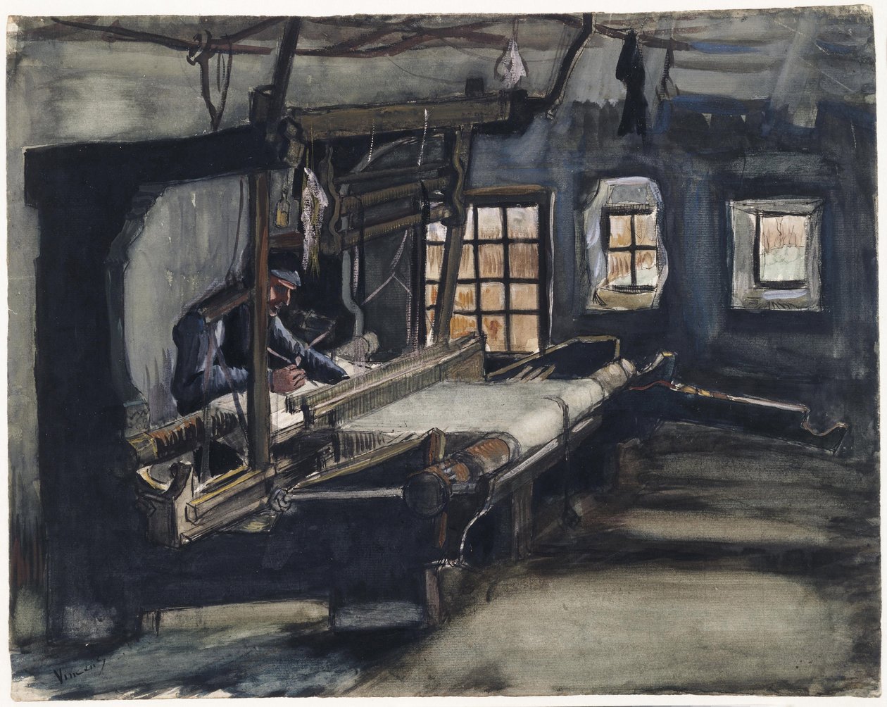 Weber von Vincent van Gogh: Kunstdruck in Museumsqualität