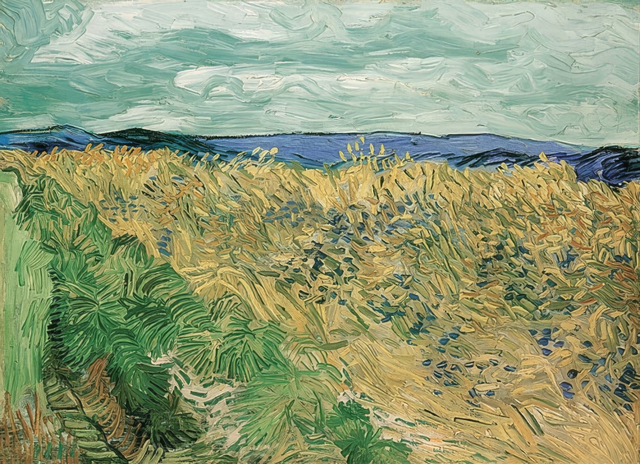 Weizenfeld mit Kornblumen, Auvers-sur-Oise