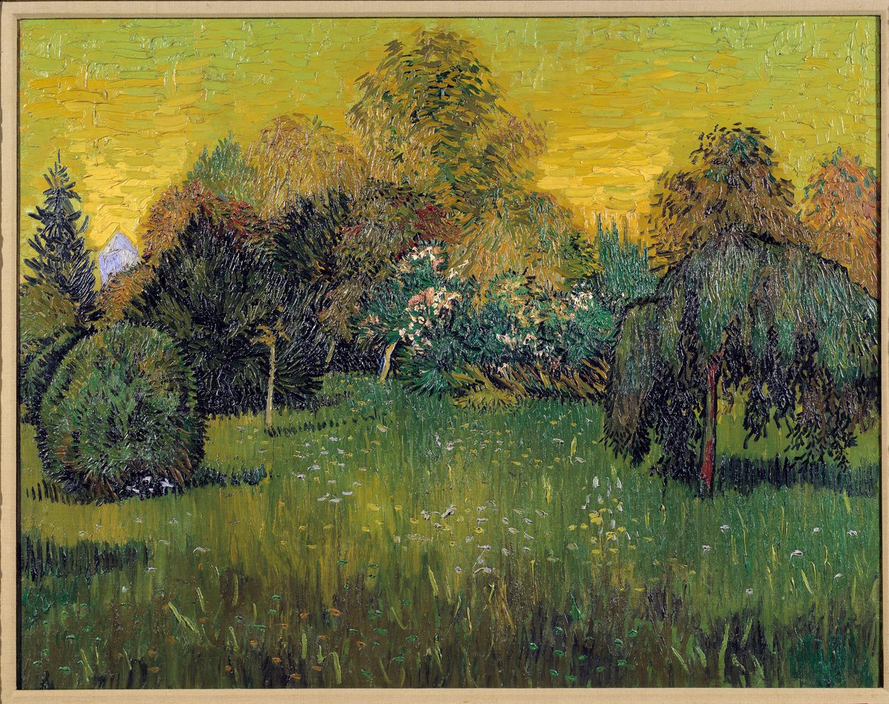 Der Garten des Dichters von Vincent van Gogh: Kunstdruck