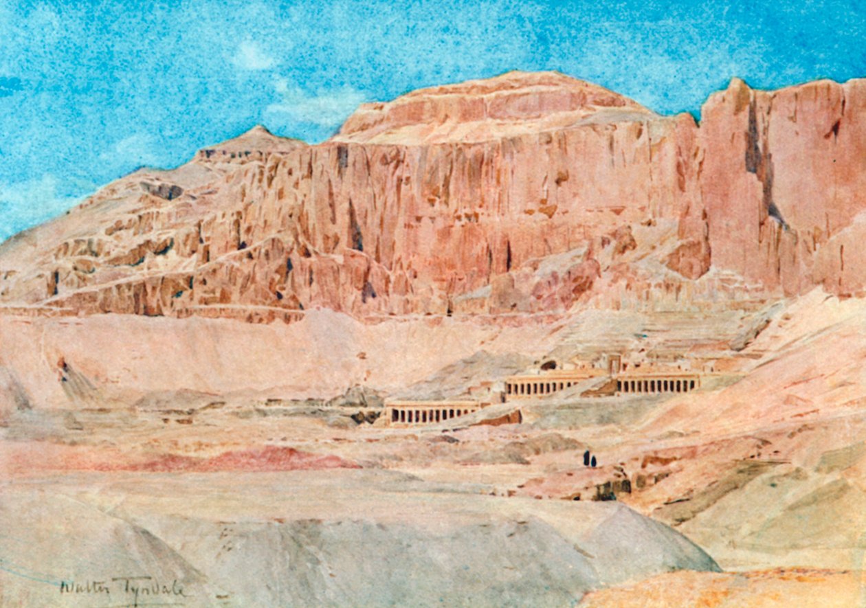 Der El-Bahri von Walter Frederick Roofe Tyndale: Kunstdruck