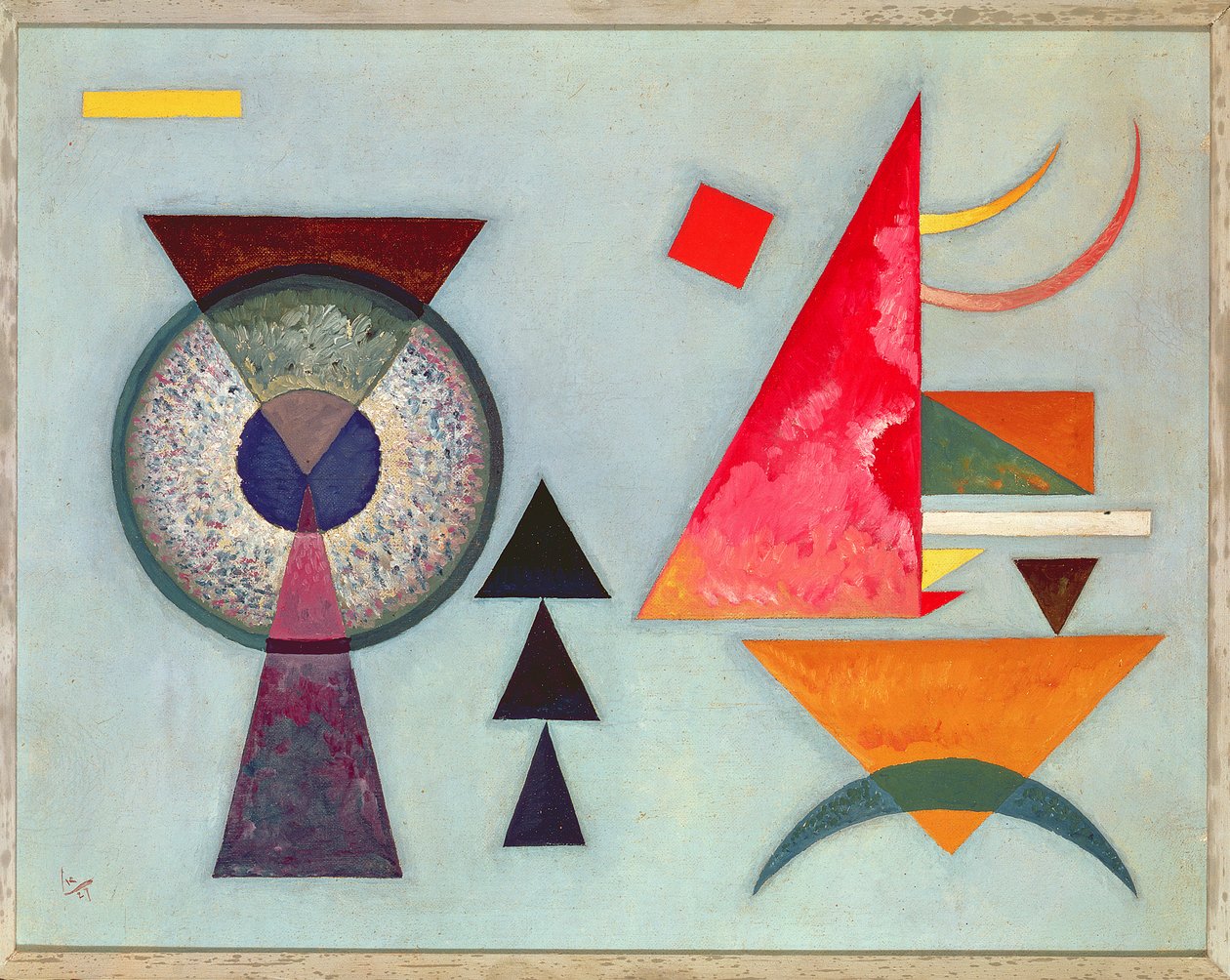 Weich Hart von Wassily Kandinsky: hochwertiger Kunstdruck