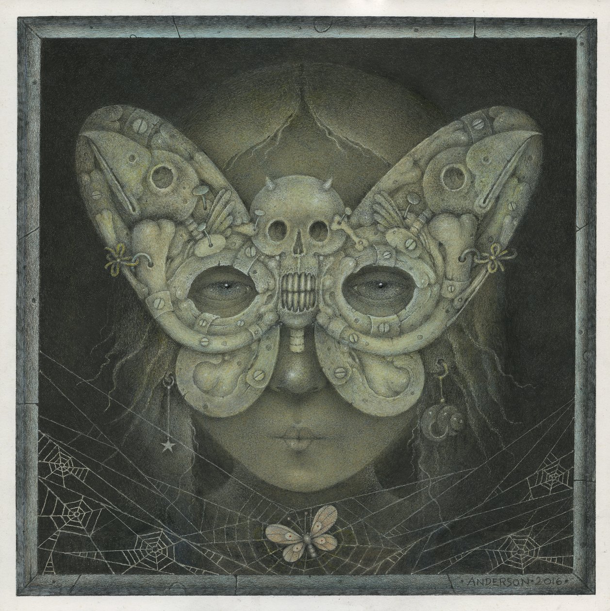 Das Dark Web, 2016 von Wayne Anderson: Kunstdruck kaufen