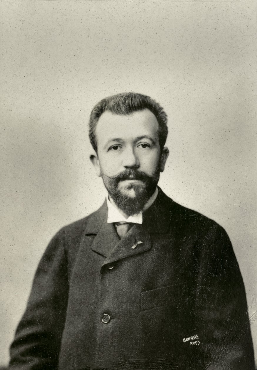 Porträt von Henri Lavedan von Wilhelm Benque: Kunstdruck