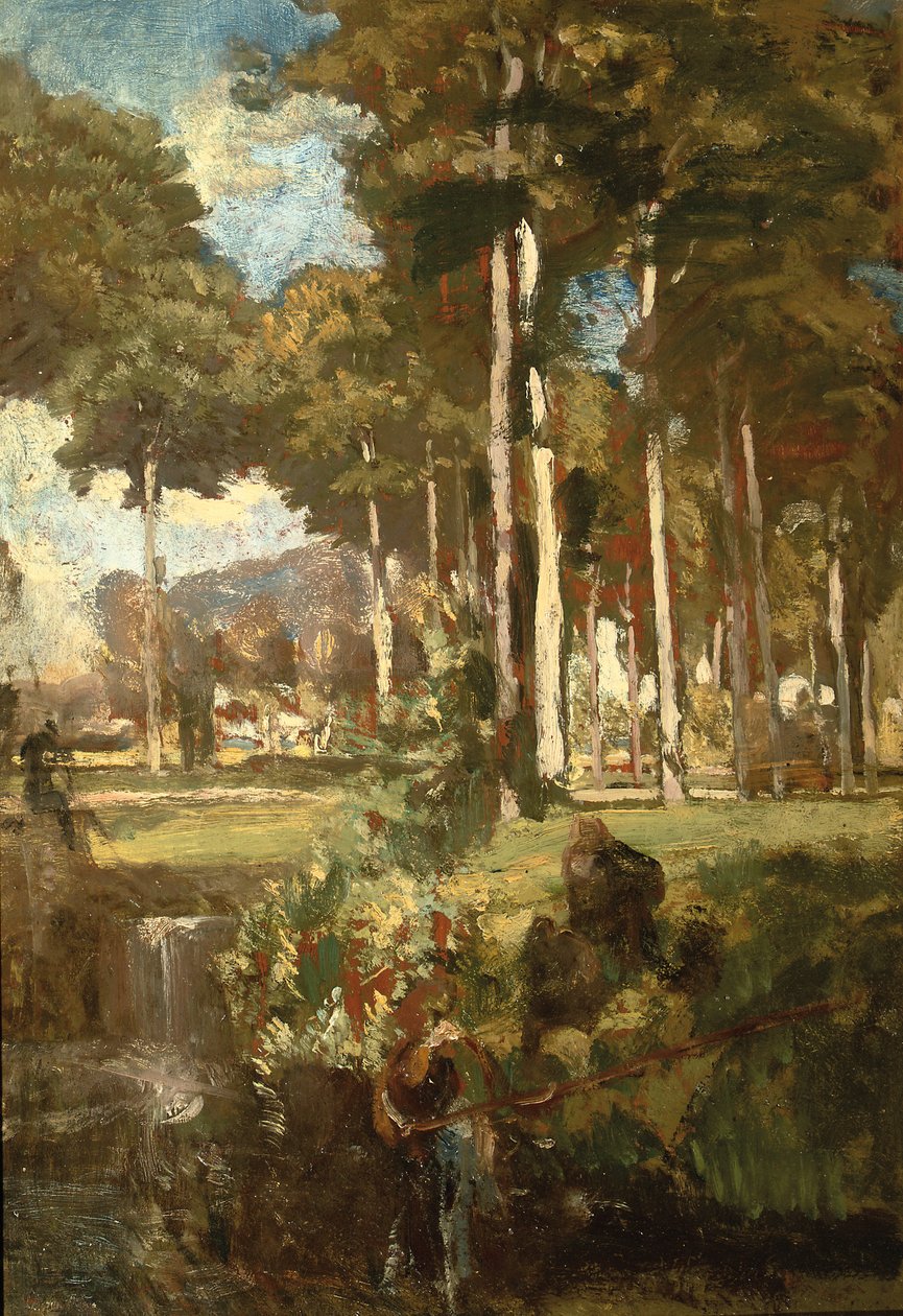 Berkenbos von Willem Adriaan van Konijnenburg: Kunstdruck
