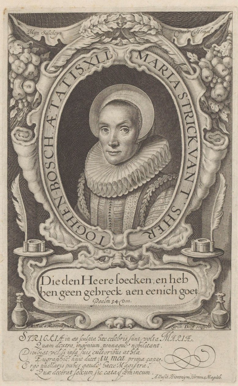 Porträt von Maria Strick im Alter von 41 Jahren