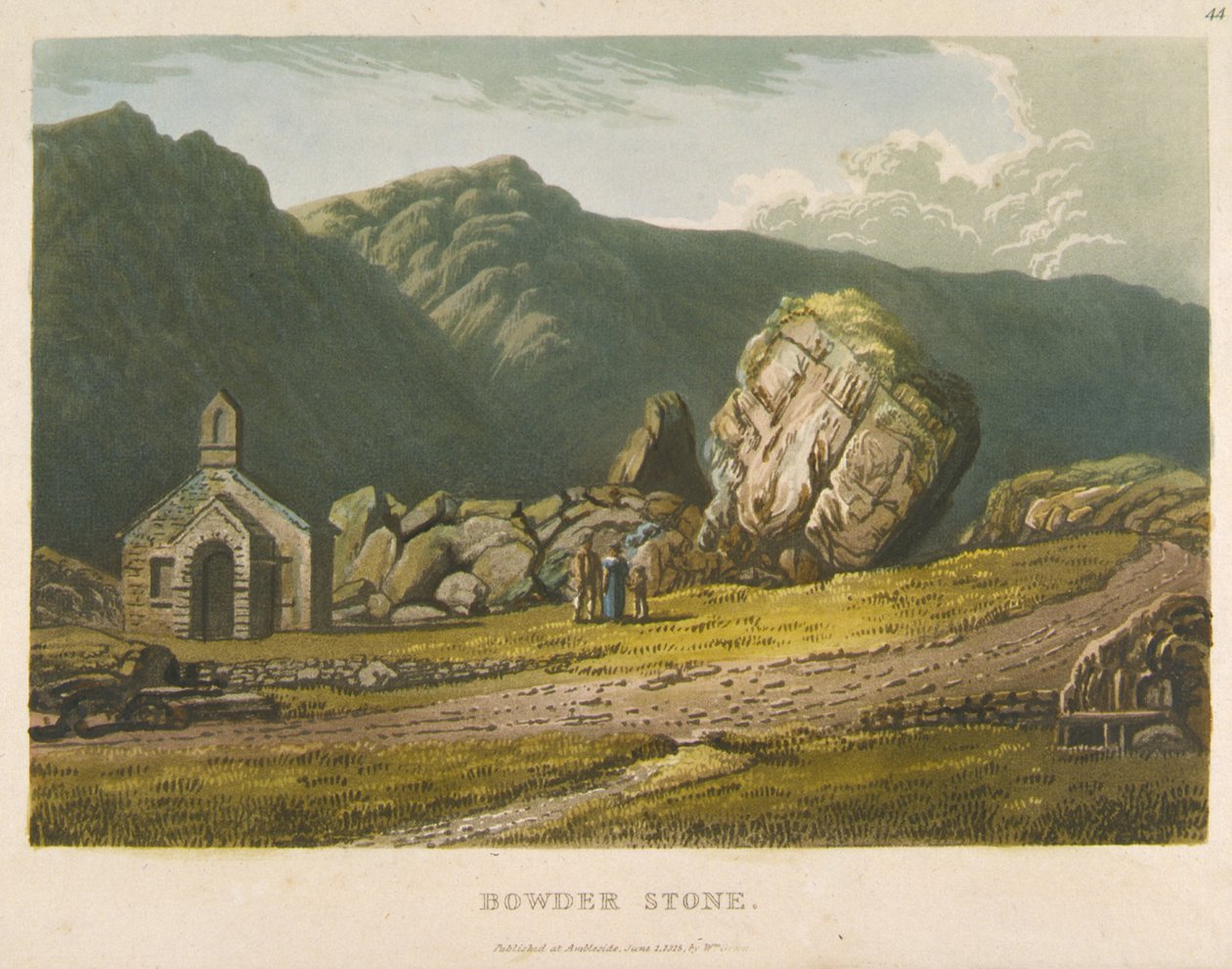 Der Bowder Stone, Keswick, Cumbria von William Green