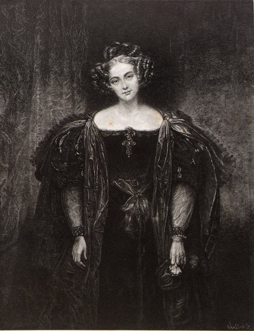 Miss Henrietta Sontag als Donna Anna in Don Juan