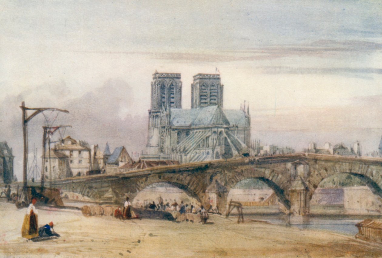 Notre Dame, Paris von William Callow: Kunstdruck kaufen