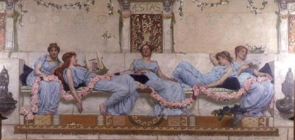 Sommer von William Ernest Reynolds Stephens: Kunstdruck