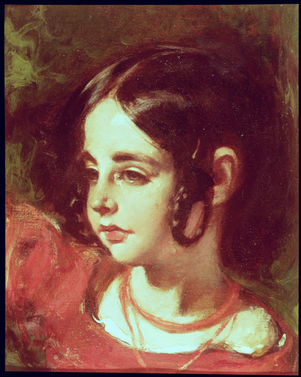Kopf eines Mädchens von William Etty: Kunstdruck kaufen
