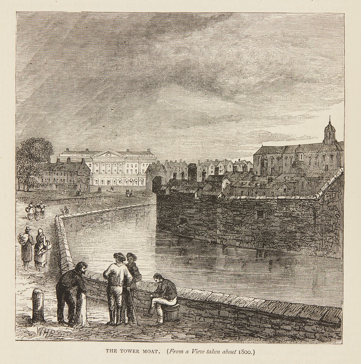 Der Graben um 1800 von William Henry Prior: Kunstdruck