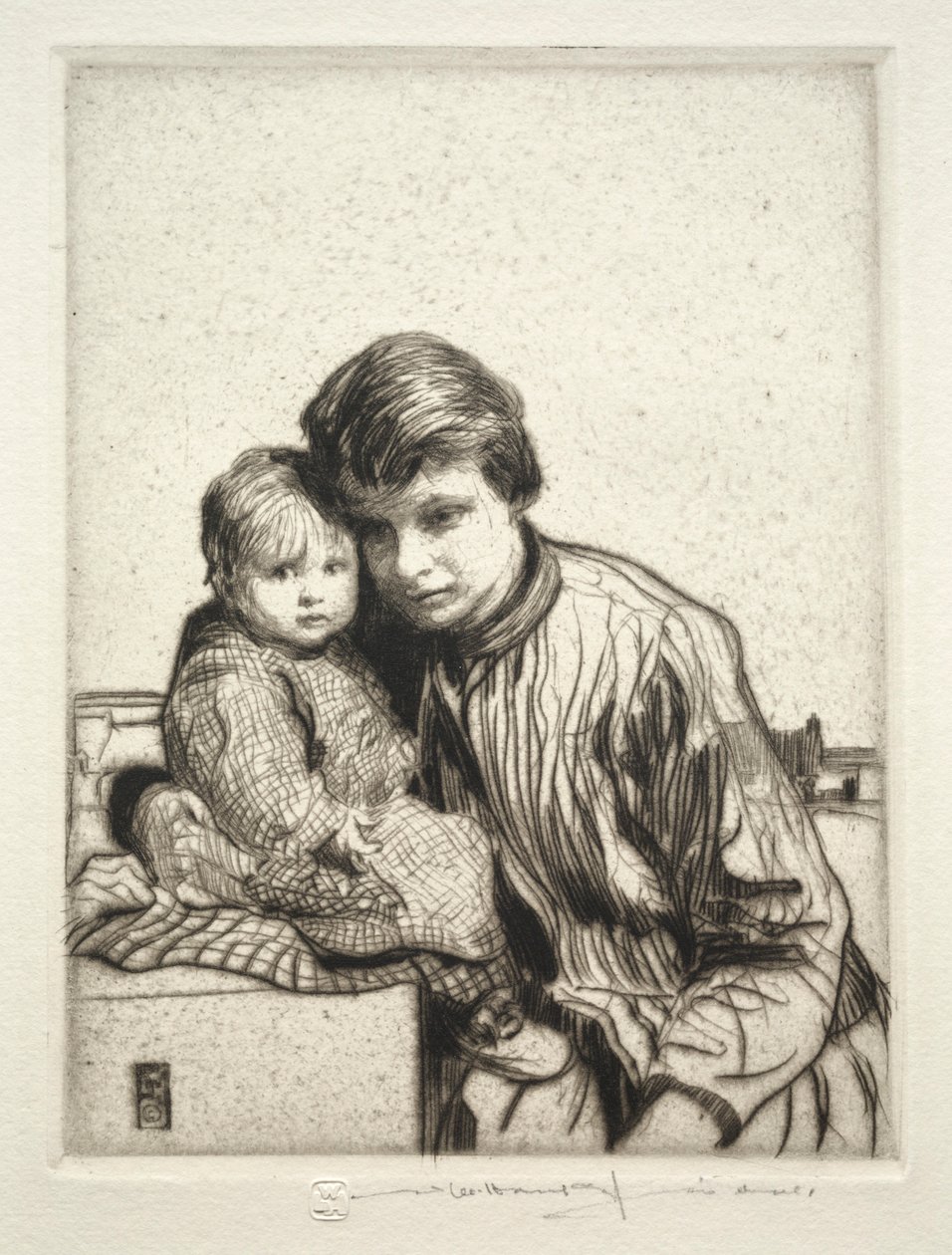 Am Kai von William Lee Hankey: hochwertiger Kunstdruck