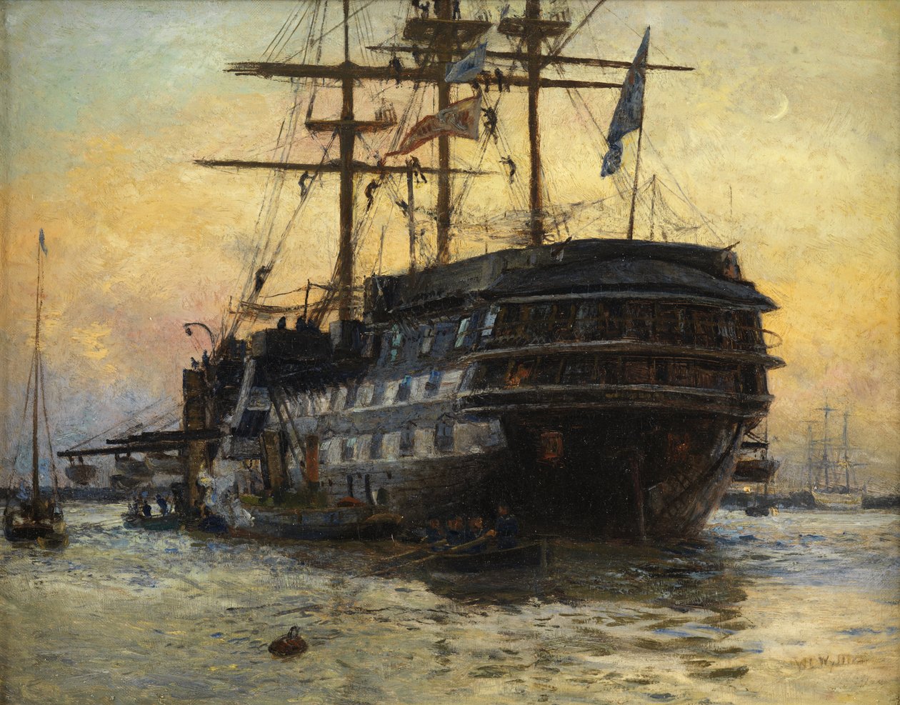 HMS Warspite von William Lionel Wyllie: Kunstdruck kaufen