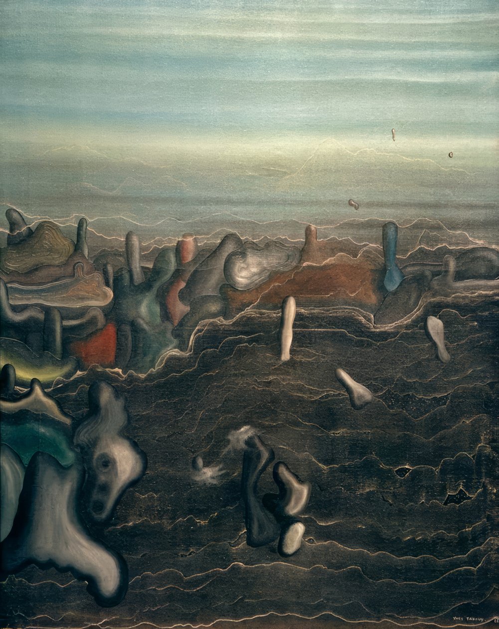 Der dunkle Garten von Yves Tanguy: hochwertiger Kunstdruck
