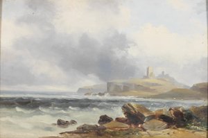 Tynemouth Castle, Tyne und Wear, mit Wrack (#37856)
