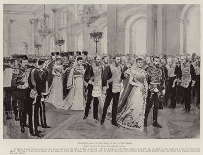 Die Hochzeit von Nikolaus II., Zar von Russland