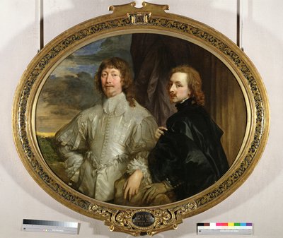 Sir Endymion Porter (1587-1649) und der Künstler, c.1635