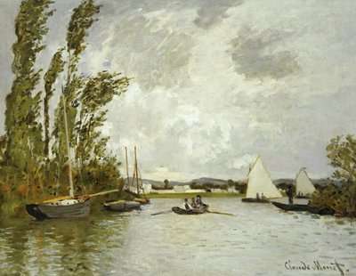 Der kleine Zweig der Seine bei Argenteuil von Claude Monet