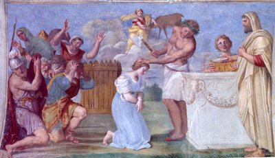 Das Opfer der Iphigenie von Domenichino: Kunstdruck kaufen