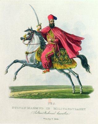 Sultan Mahmud II (1785-1839) 1829 von Eduard Gurk