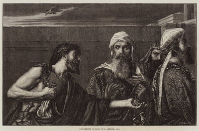 Die Reue des Judas von Edward A. Armitage: Kunstdruck