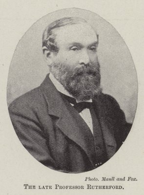 Der verstorbene Professor Rutherford