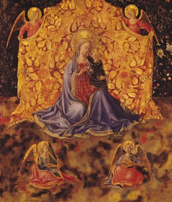 Madonna der Demut mit Christus und Engel (#35394)